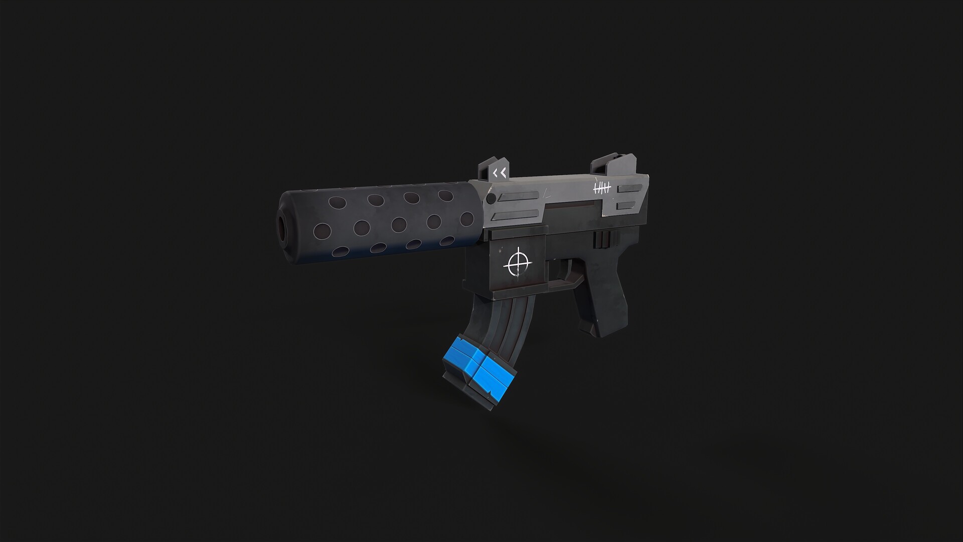 ArtStation - Stylized SMG Weapon