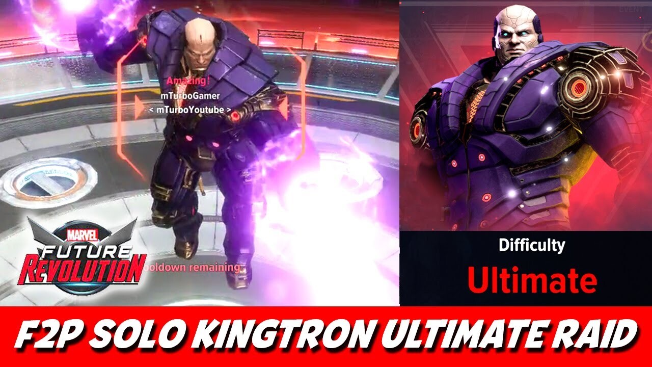 MARVEL KingTron - Marvel Future Revolution KINGTRON Ultimate Raid SOLO