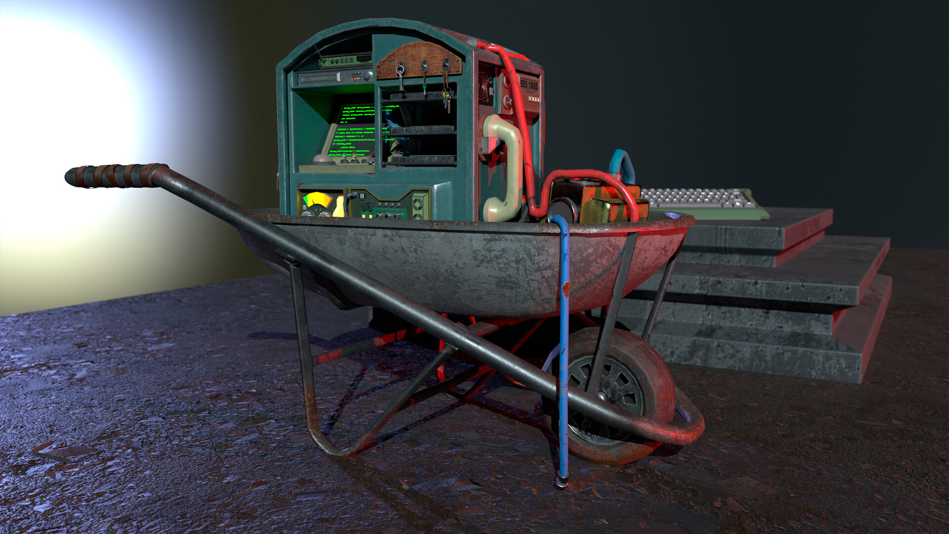 ArtStation - Old Punk Machine