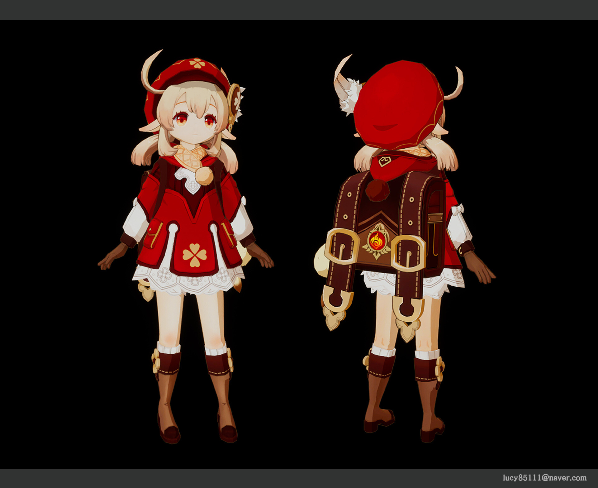 ArtStation - Genshin Impact - Klee, Fan Art