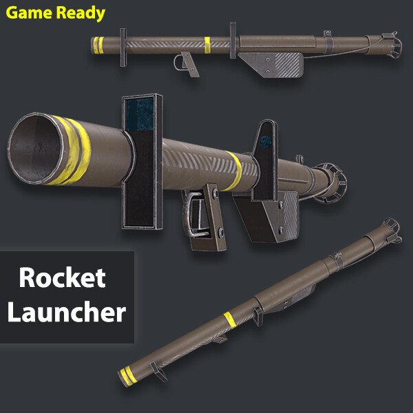 ArtStation - Rocket Launcher Game Ready 8