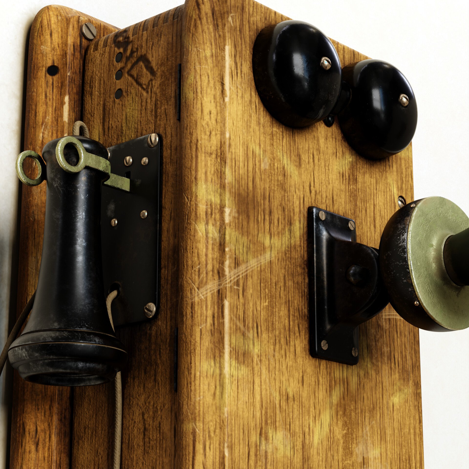 ArtStation - Old Telephone_LookDev