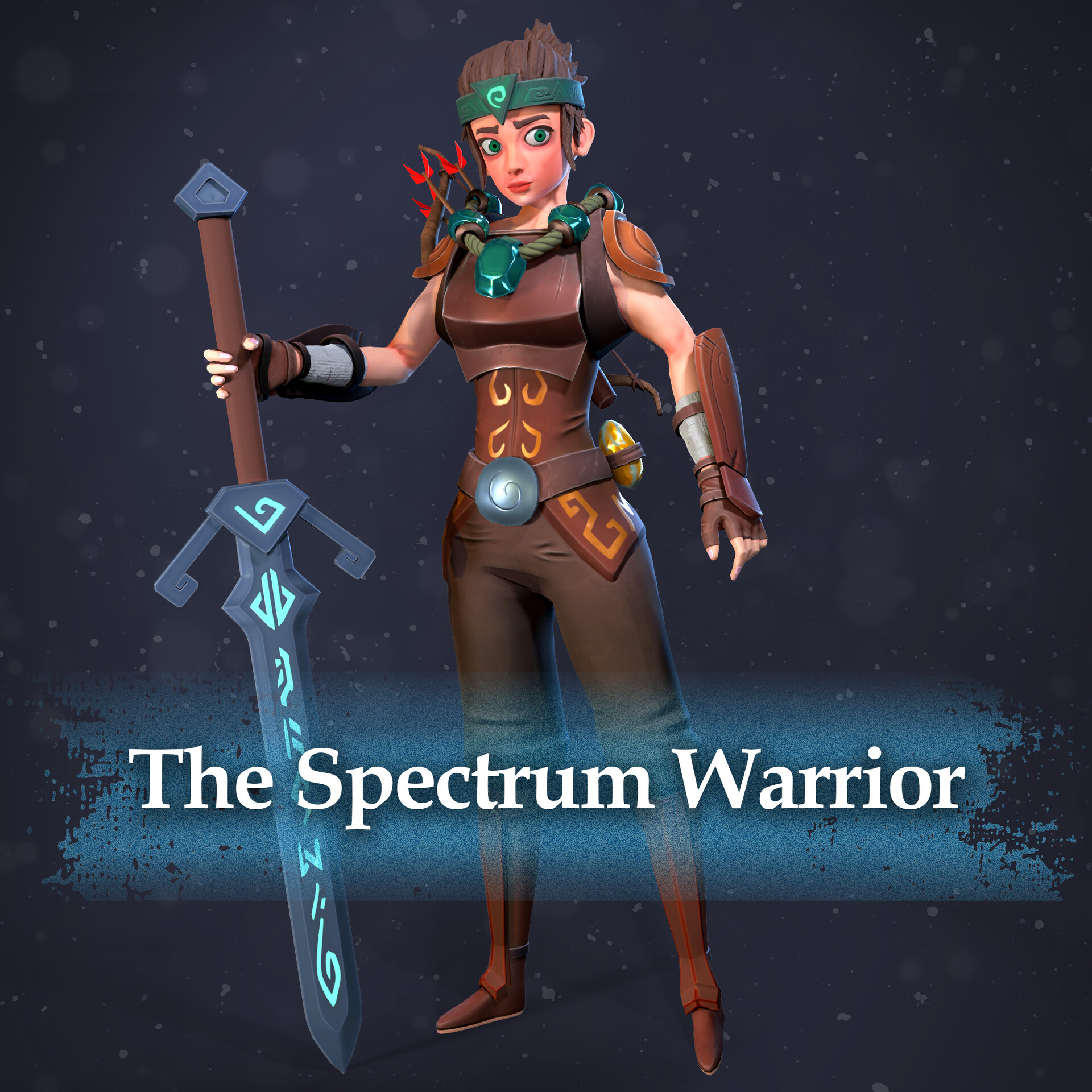 ArtStation - The Spectrum Warrior