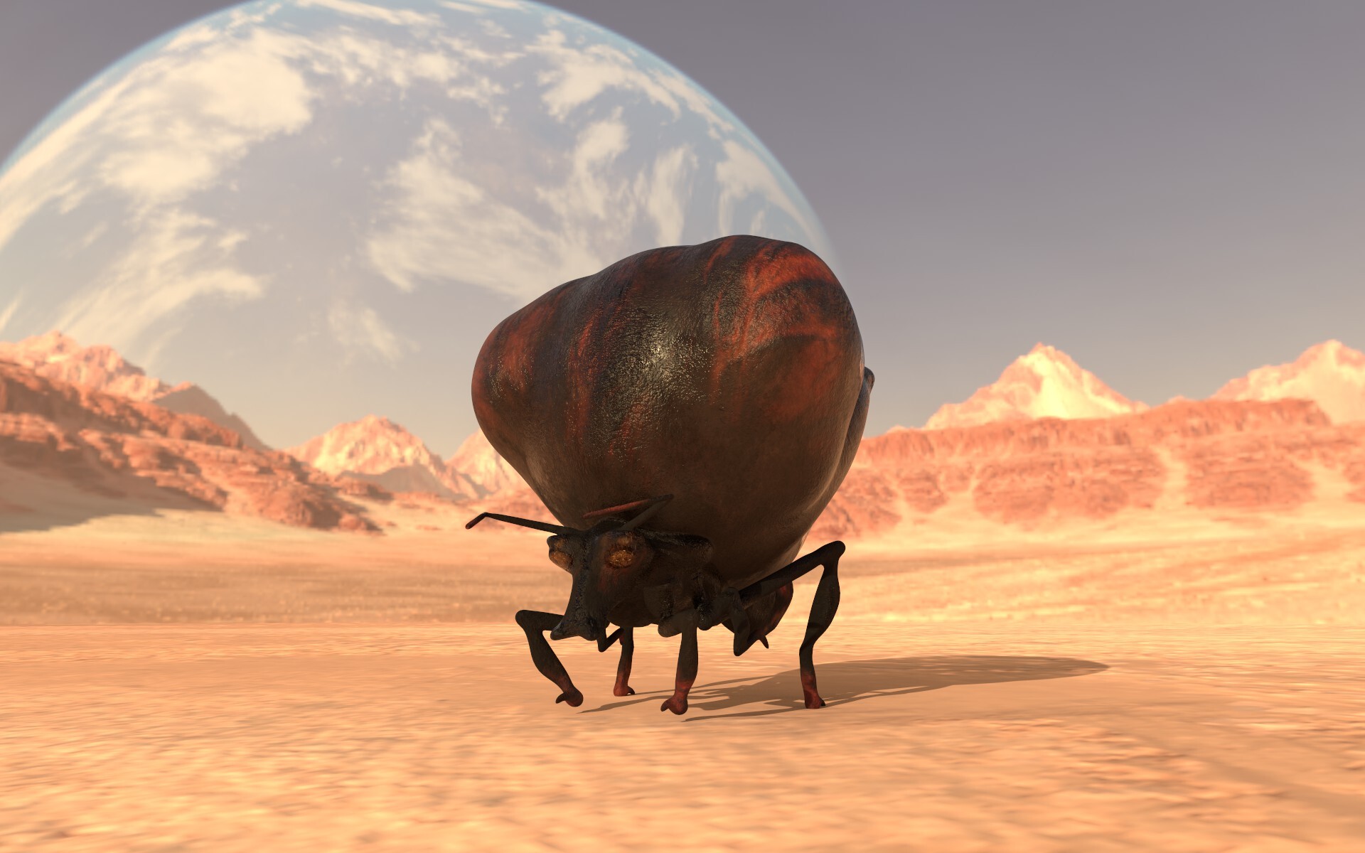 ArtStation - ALIEN INSECT - Full / Experimentation (concept original)