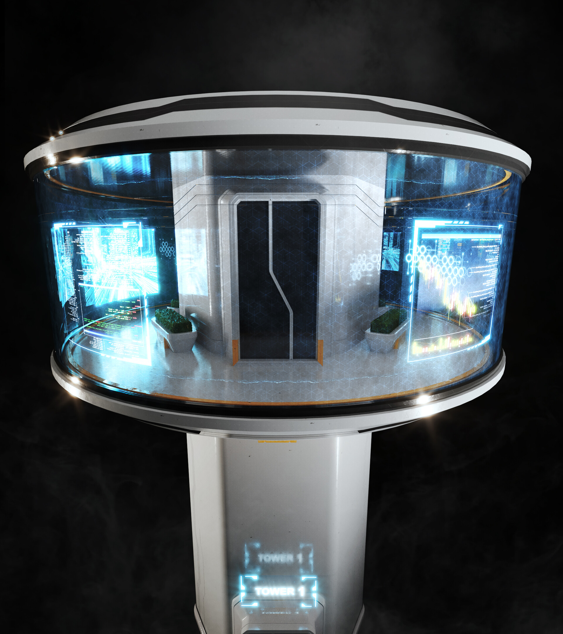 ArtStation - KitBash3d High-Tech Streets Product Shots