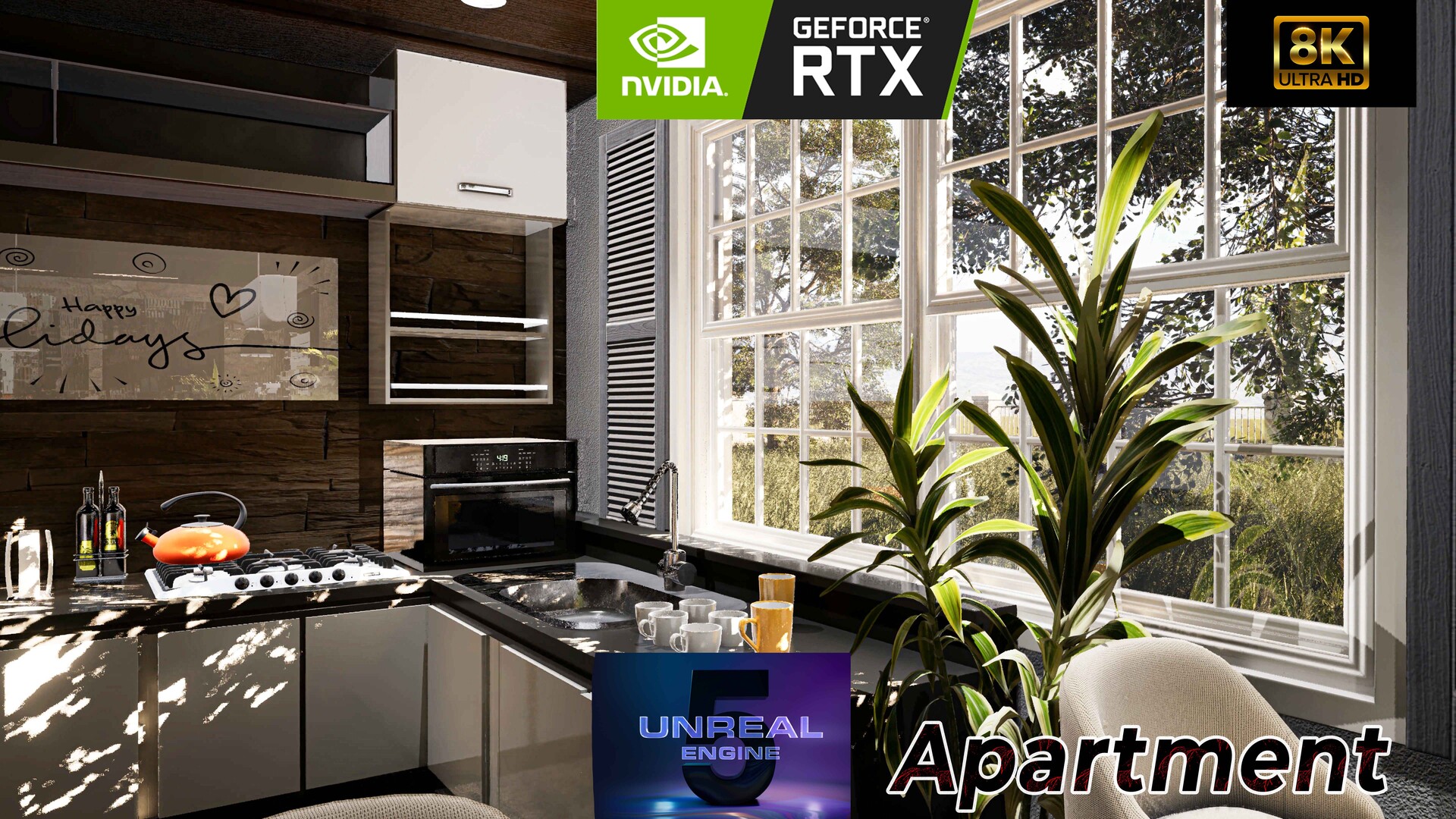 ArtStation - ARCHVIZ - Apartment - but in 8k 60 fps! | UE5 RTX Real-Time render
