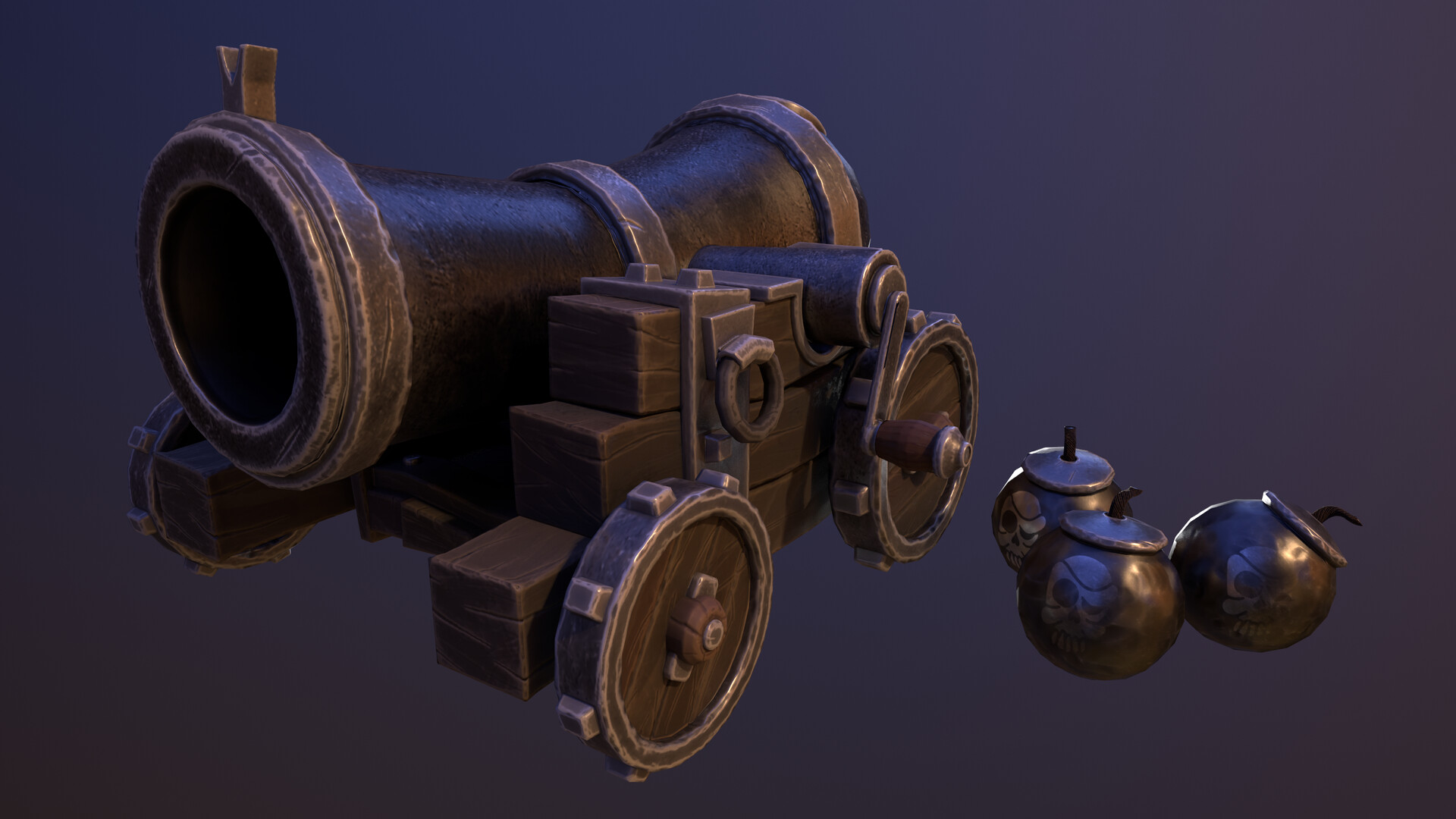 ArtStation - Stylized cannon