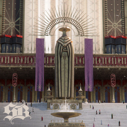 ArtStation - Space Baroque Venrusi Homeworld Royal Palace 1