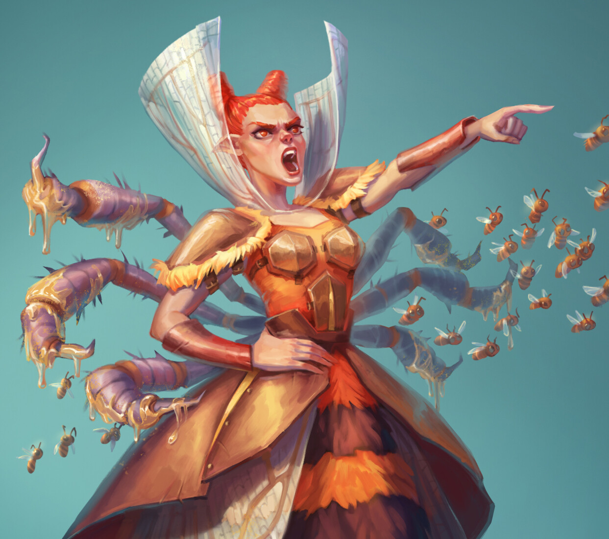 ArtStation - MISTRESS OF THE BEES