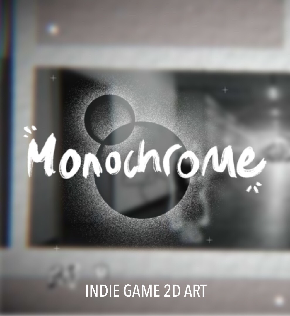 ArtStation - Monochrome 2D Indie Game