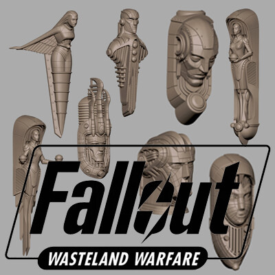 ArtStation - Fallout - Wasteland Warfare - Wasteland Creatures - Art ...