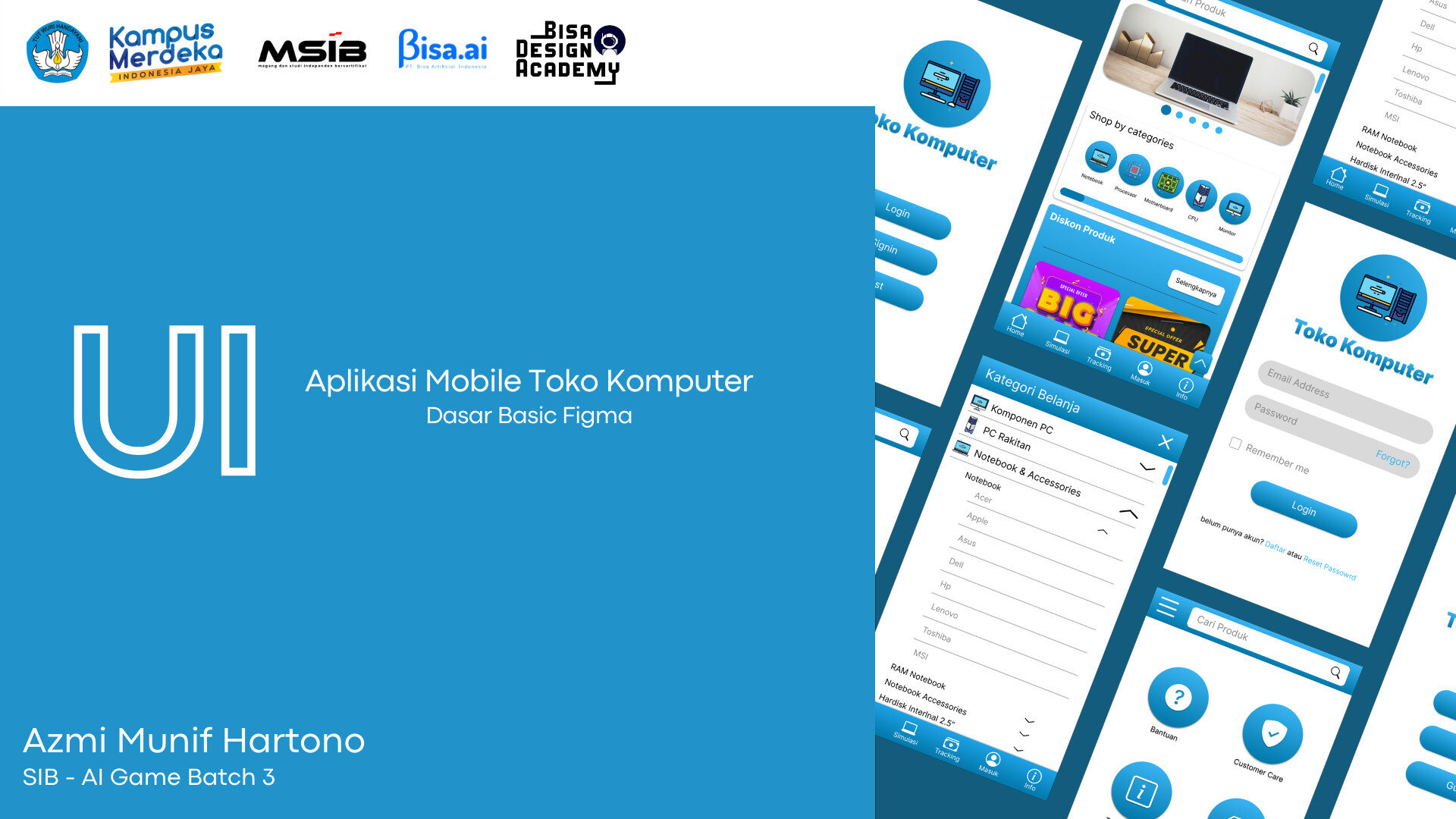 ArtStation - UI Design Computer Shop Application