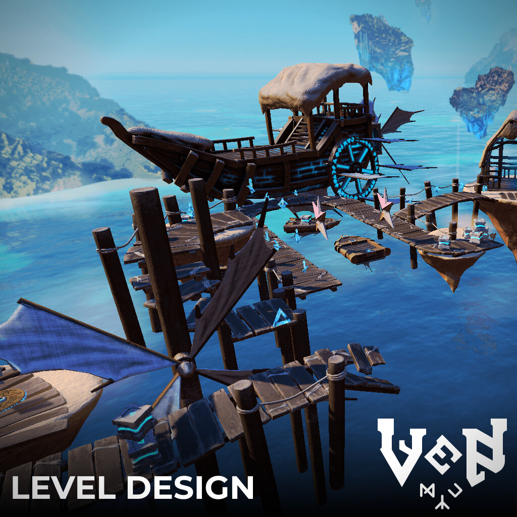 ArtStation - Ven VR Adventure - Port Level Design