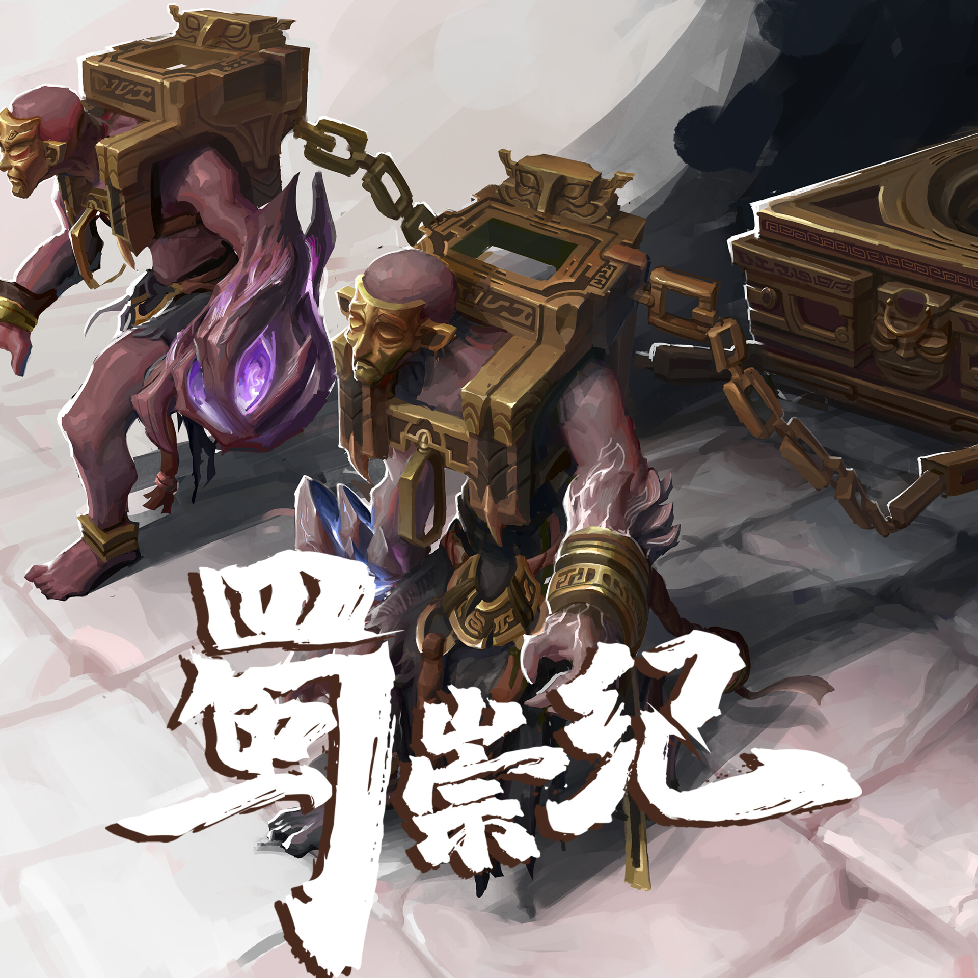 ArtStation - Shu Chong Ji-A soul captured behind the mask