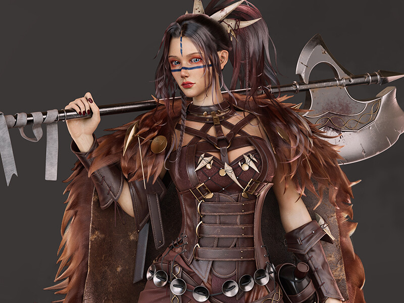 ArtStation - 【学生作品】林叶森 --《viking》