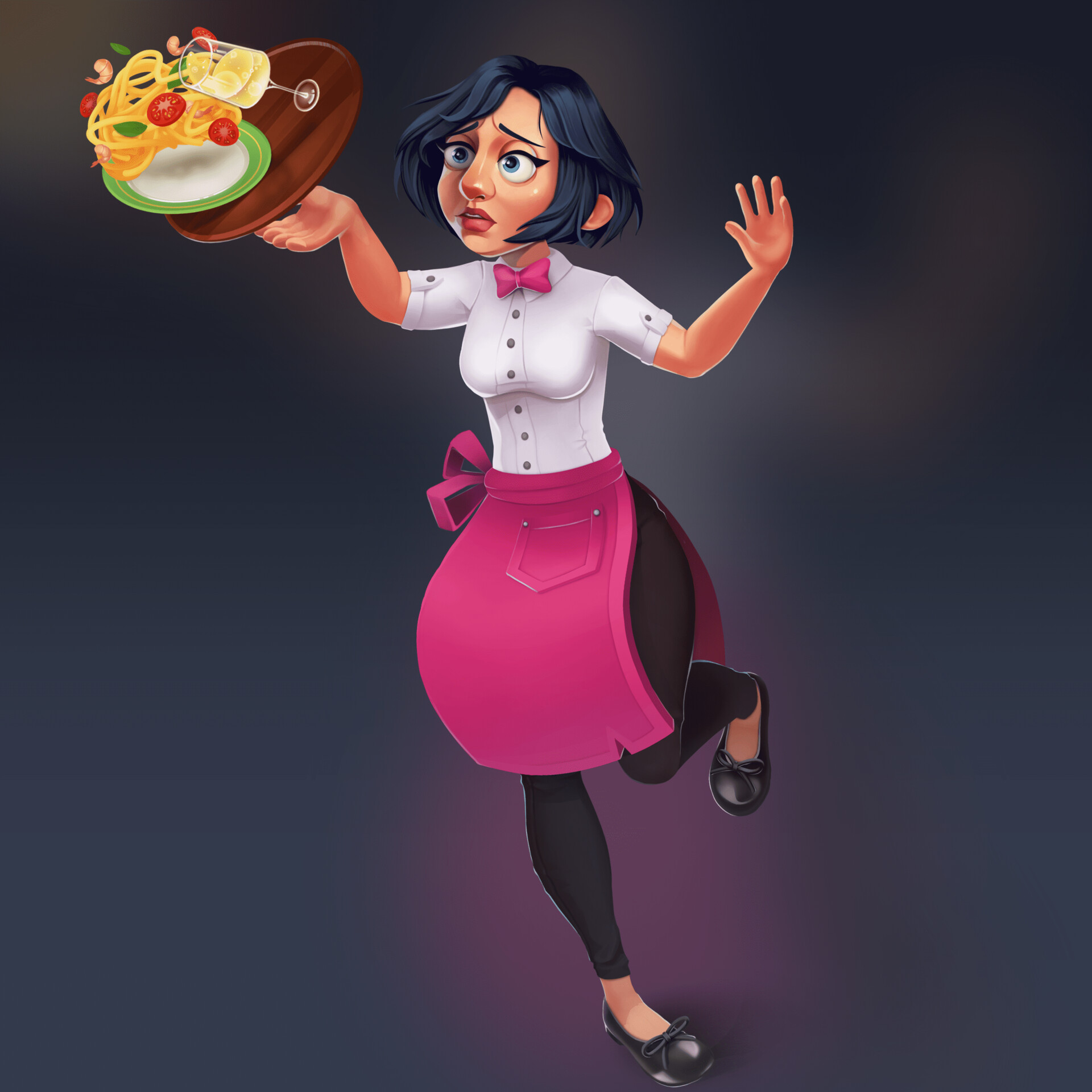 ArtStation - Waitress | Redraw