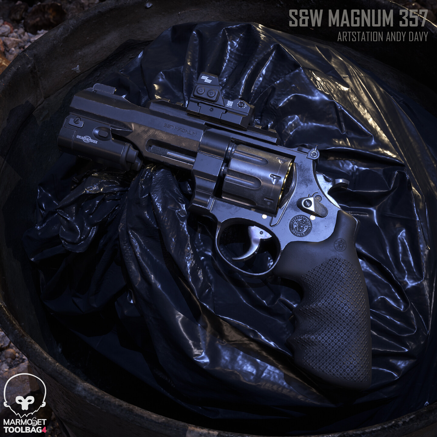 ArtStation - Smith & Wesson | MAGNUM Model 327 - TRR8