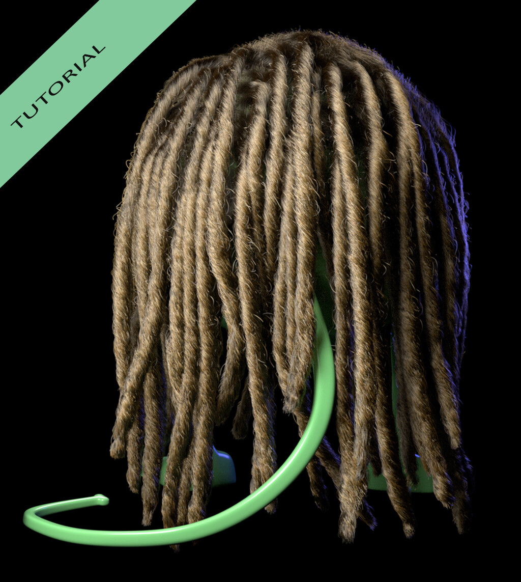 ArtStation - Dreadlocks, Braid and Fur in Yeti for Maya - Series