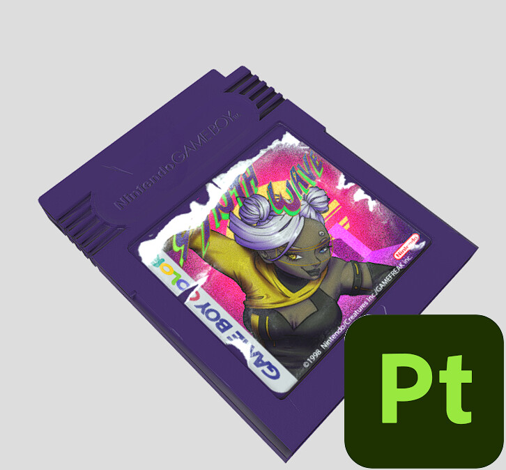 ArtStation - Gameboy Color Cartridge