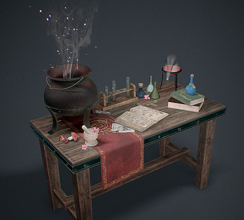 ArtStation - The Alchemist's Table
