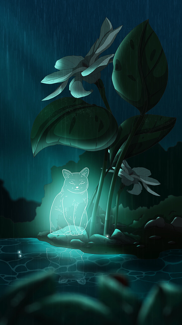 ArtStation - cat spirit