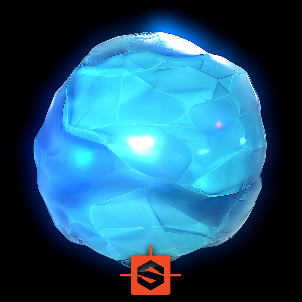ArtStation - Stylized Ice Material