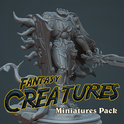 ArtStation - Fantasy Creatures - Miniatures Pack