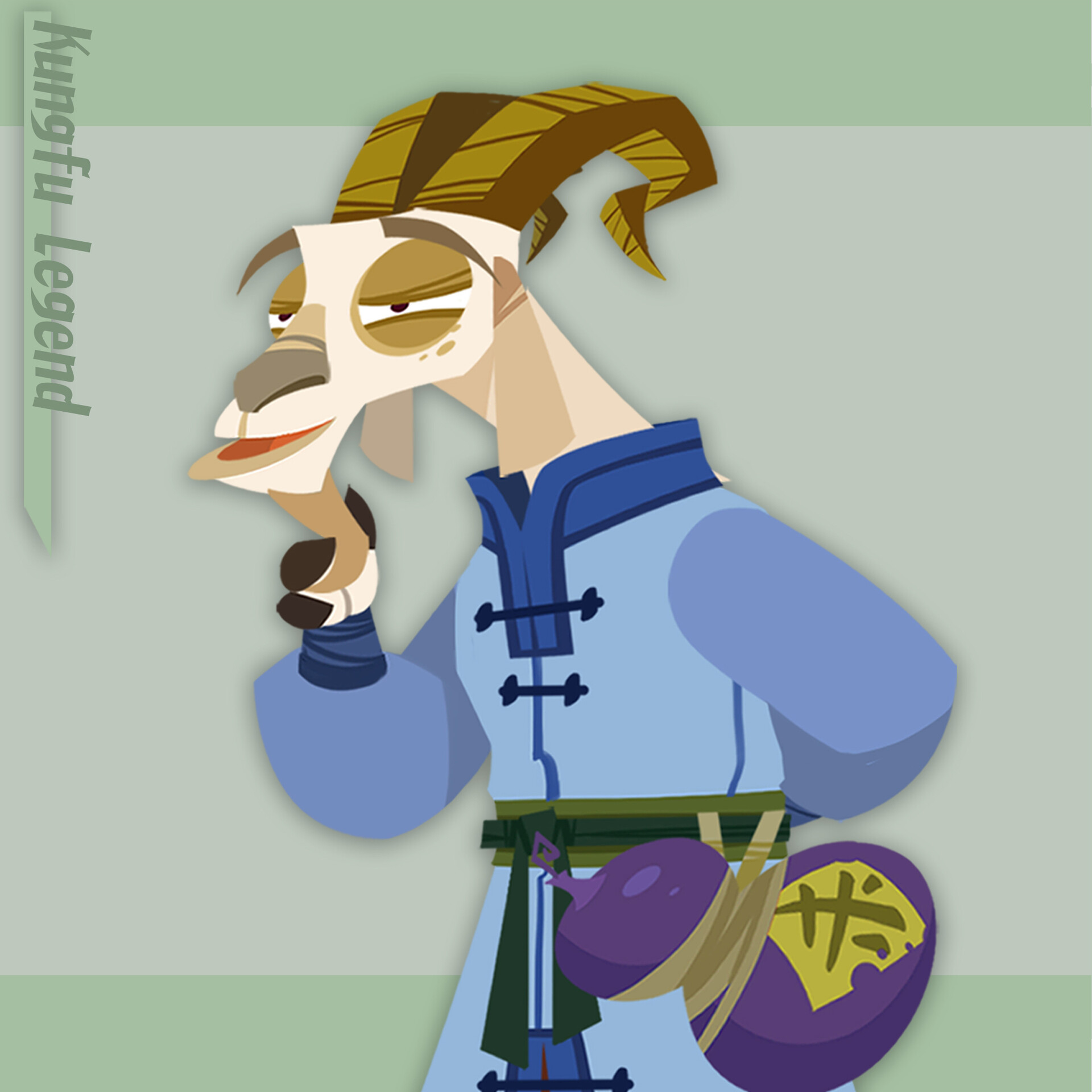 ArtStation - Kung fu Legend_Doctor Goat