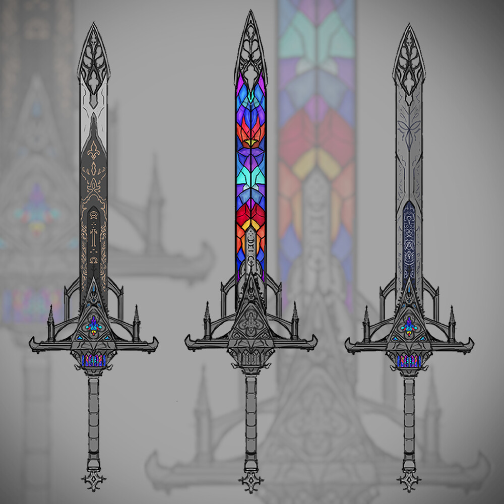 ArtStation - Cathedral Sword Concept