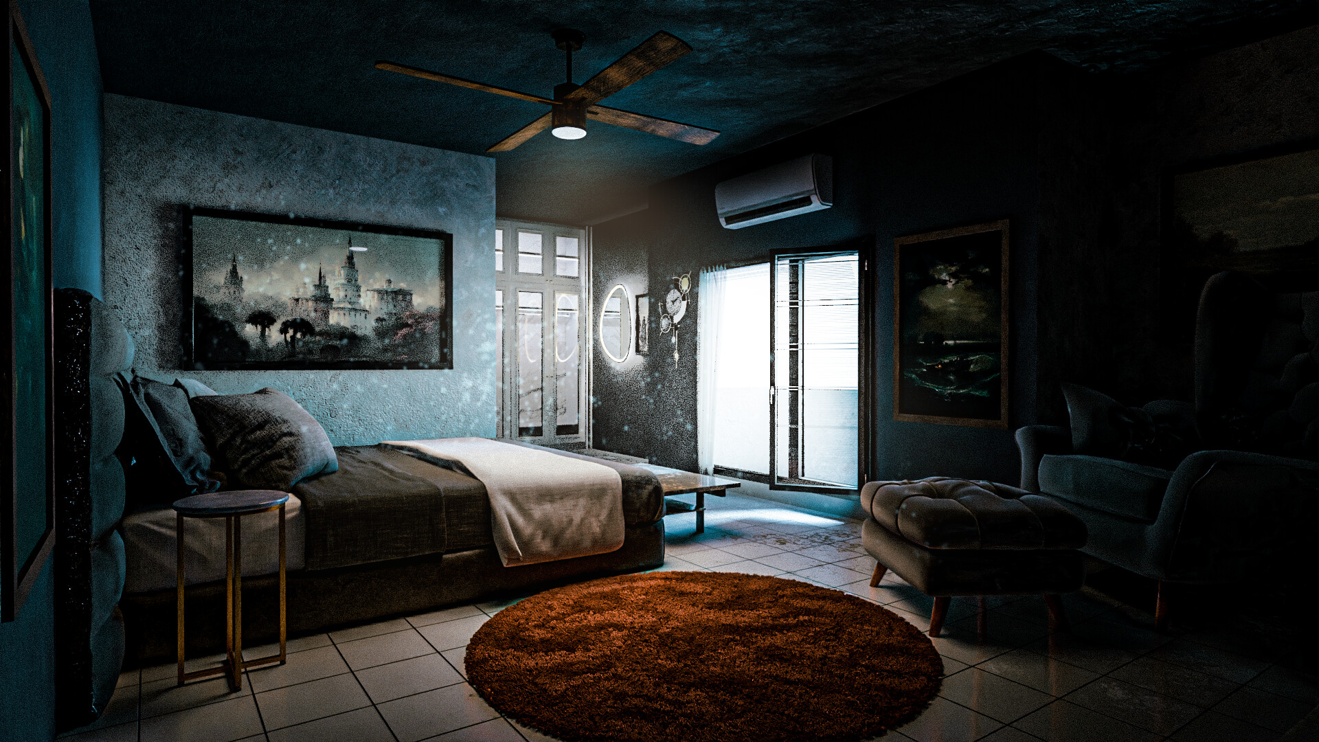 ArtStation - Elegance Unveiled: A Captivating 3D Room Interior