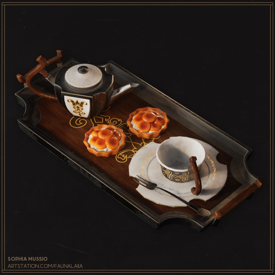 ArtStation - Tea set