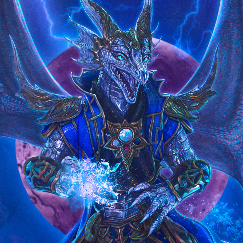 Artstation Ultimus Telum The Platinum Dragon