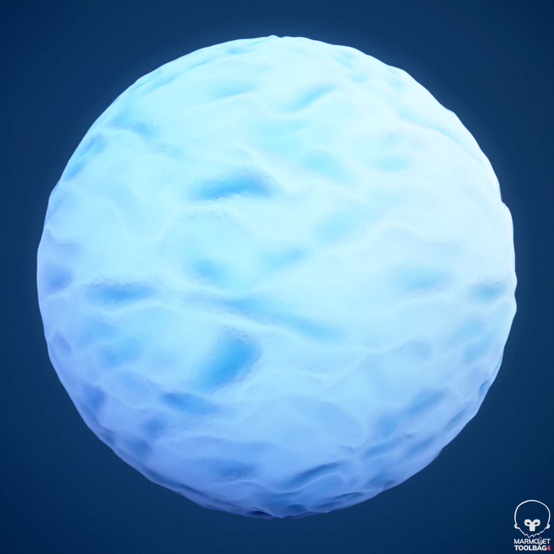 ArtStation - Stylized Snow and Ice Material