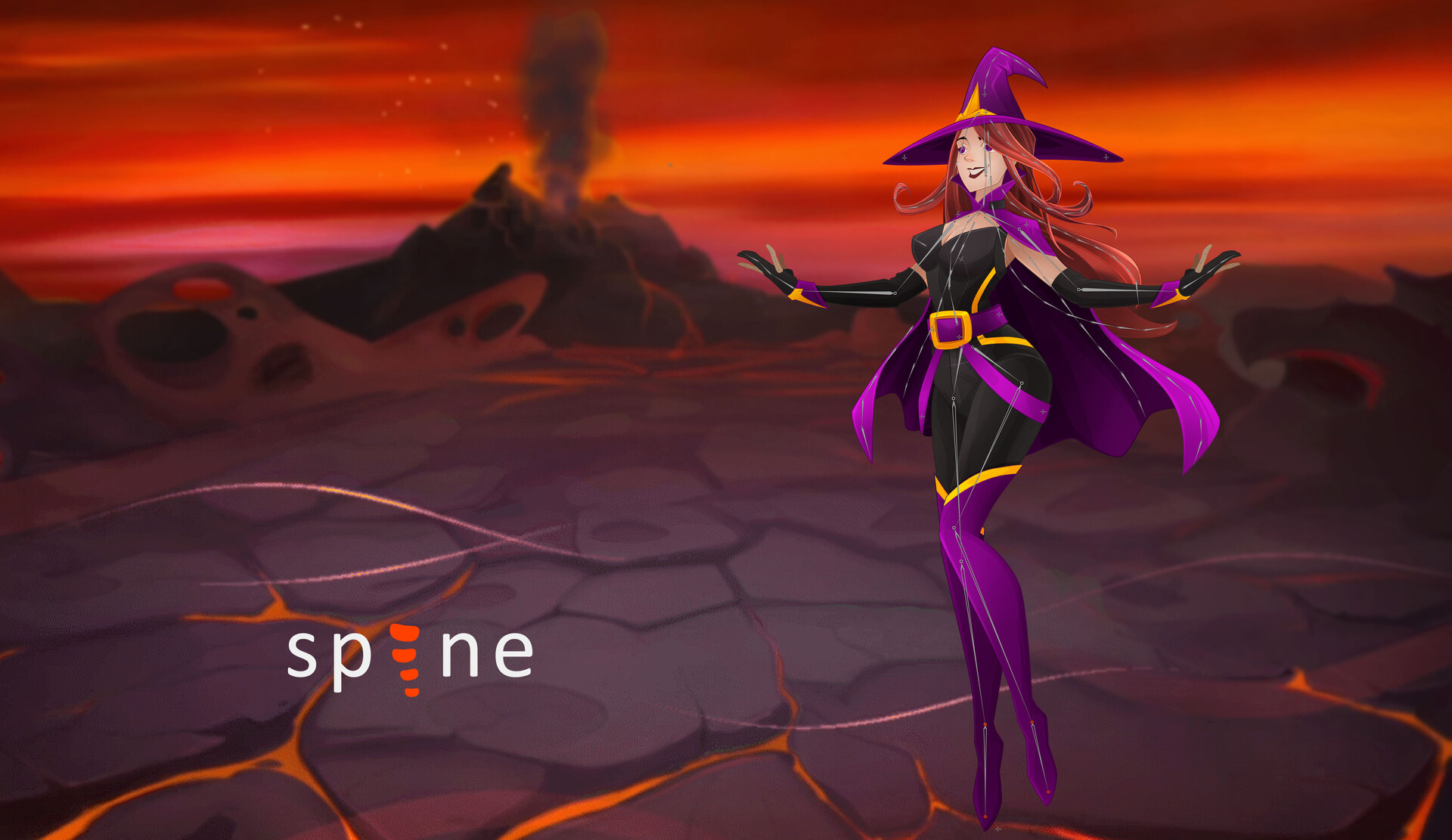 ArtStation - Sabrina Spine 2D animation