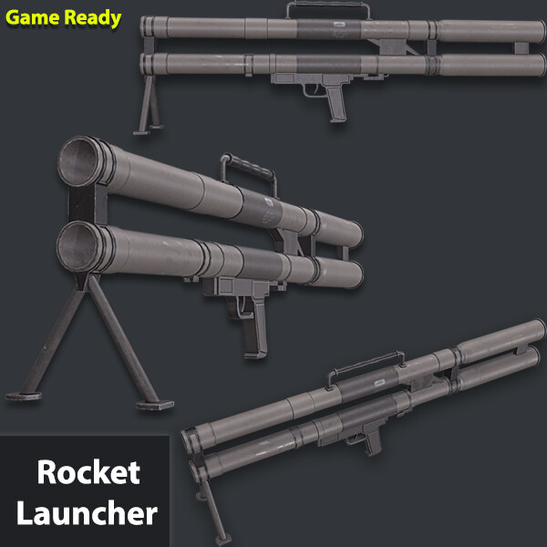 ArtStation - Rocket Launcher Game Ready 12