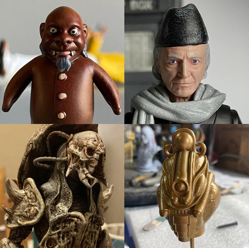 ArtStation - Doctor Who Monster Heads (Part 7)