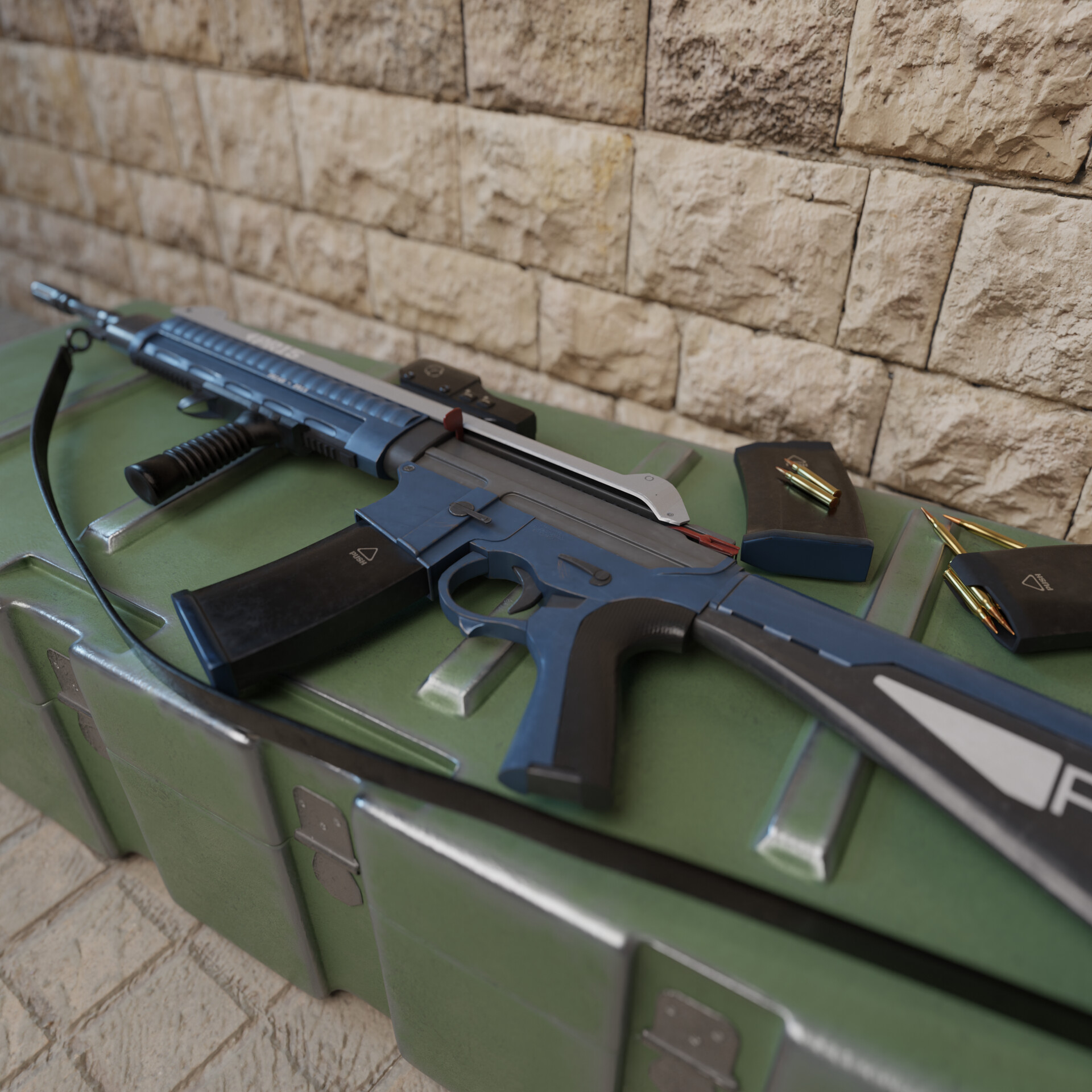 ArtStation - M4 Custom.