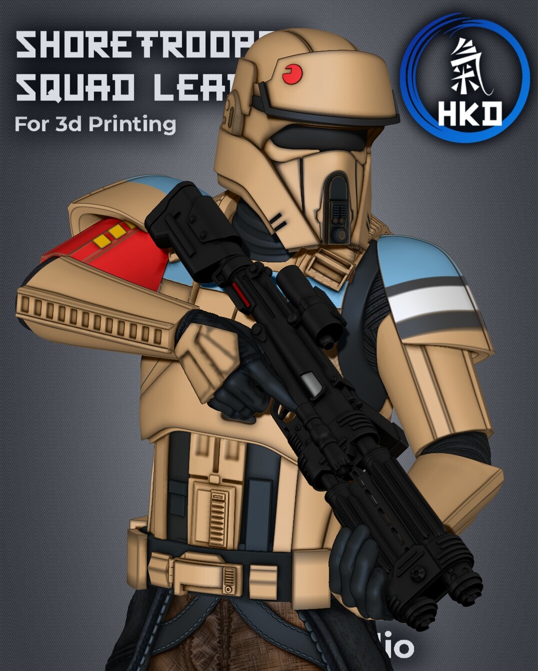 ArtStation - Shore trooper Squad leader Fan art for 3d print