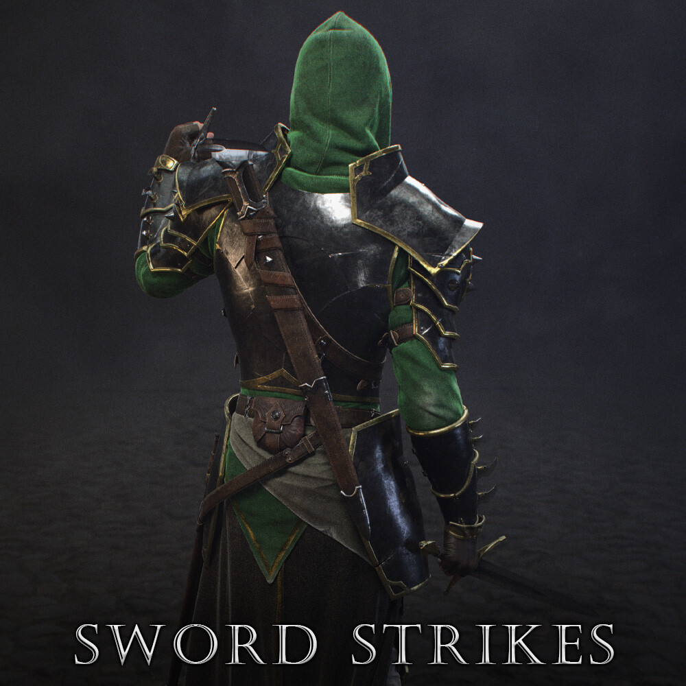 ArtStation - December Knight - Part VIII - Sword Strike