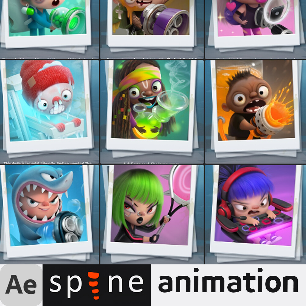 ArtStation - Donut Punks. Random animations.