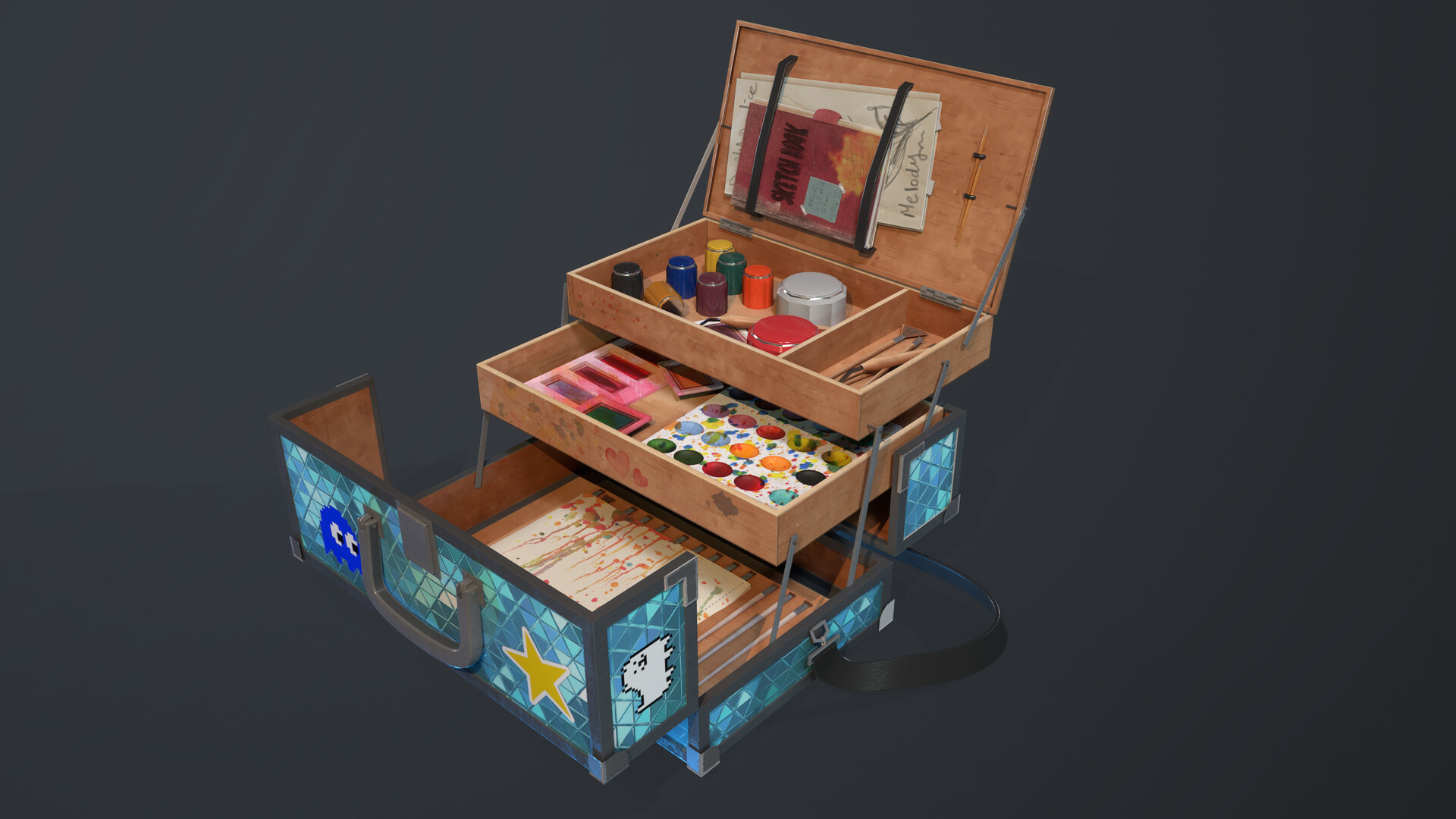 ArtStation - Art Supplies Box