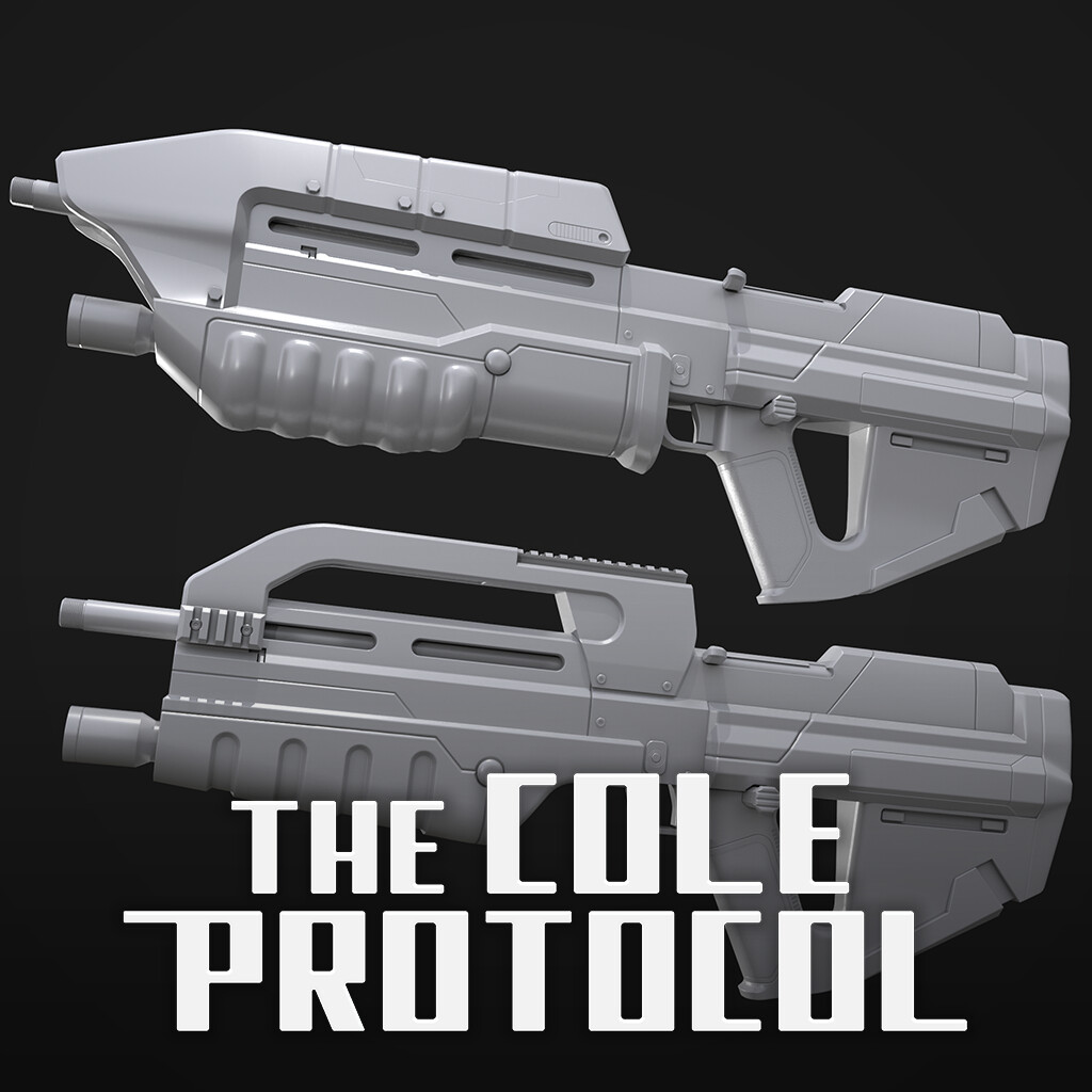ArtStation - MA5B Assault Rifle & MA5K Carbine