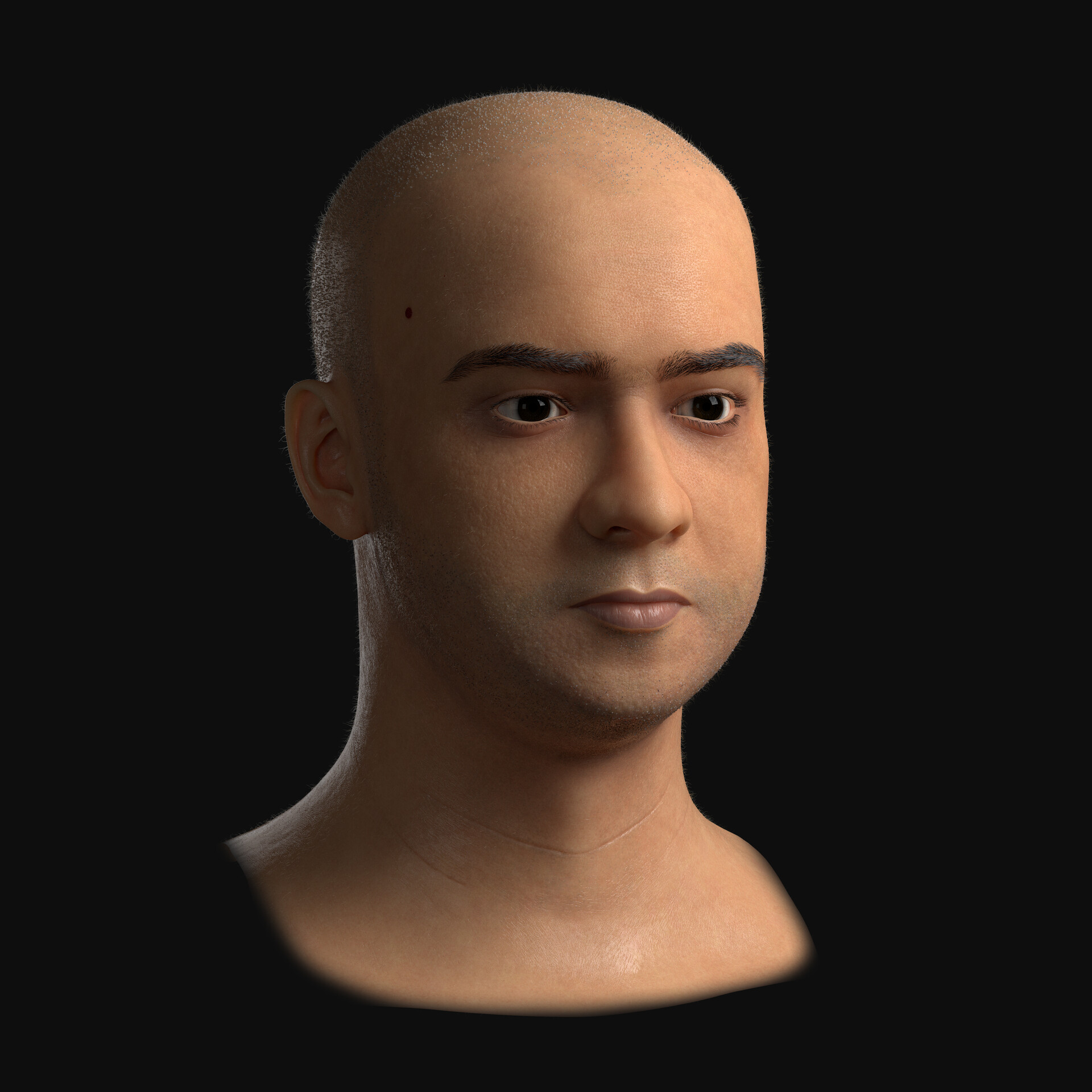 ArtStation - 3D REALISTIC CHARACTER HEAD MODELING