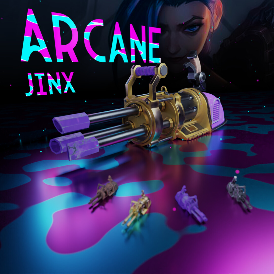 ArtStation - Arcane Jinx Minigun