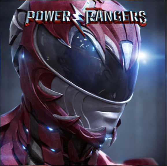 ArtStation - Power Rangers - red ranger helmet