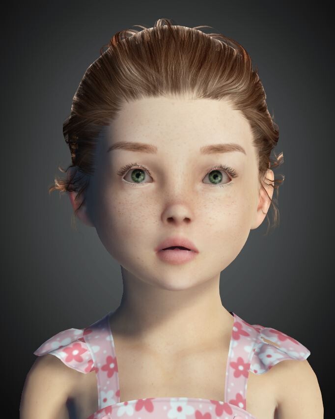 ArtStation - Amanda at young age