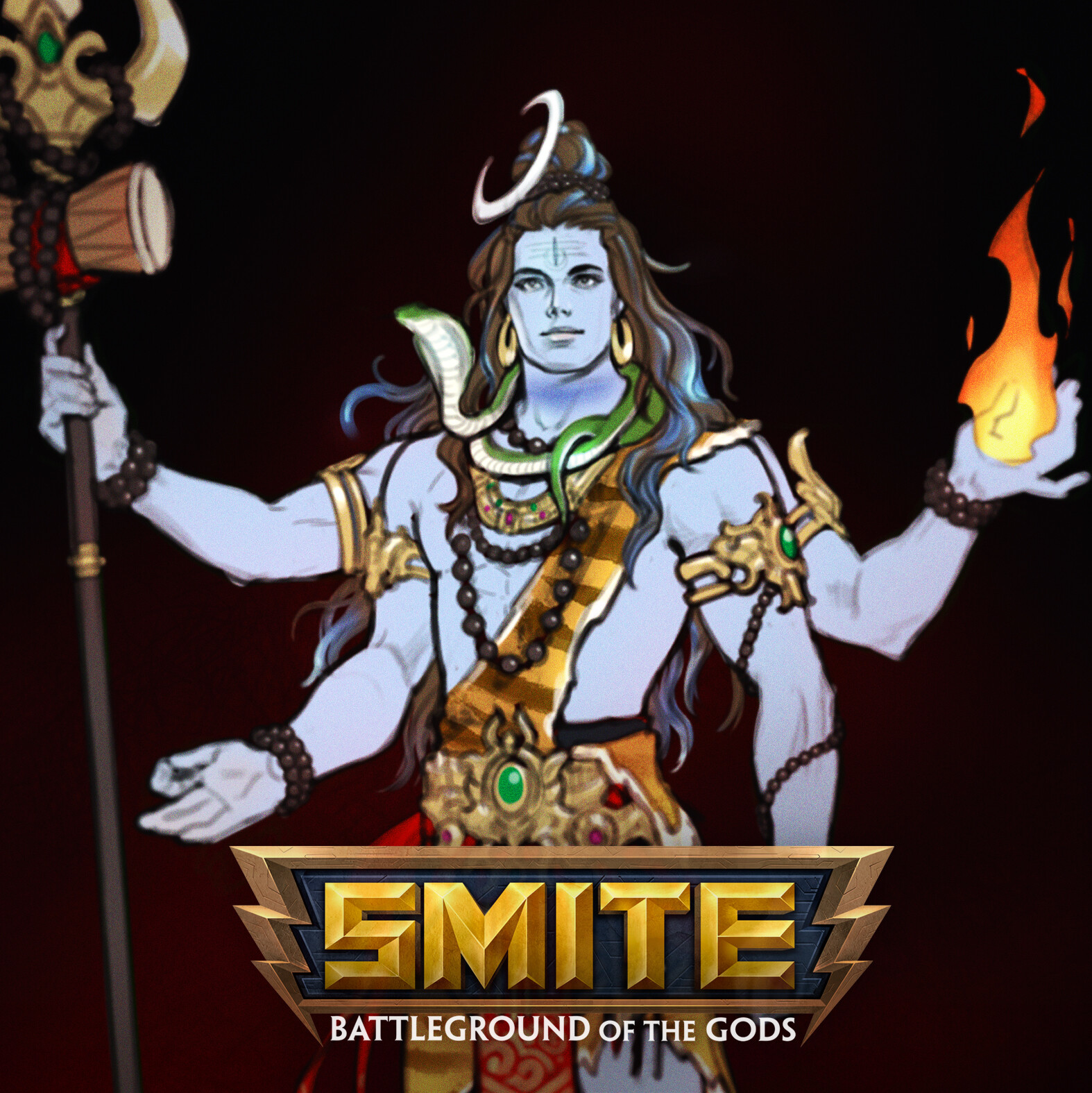 ArtStation - SMITE : Shiva / Yu Huang character concept