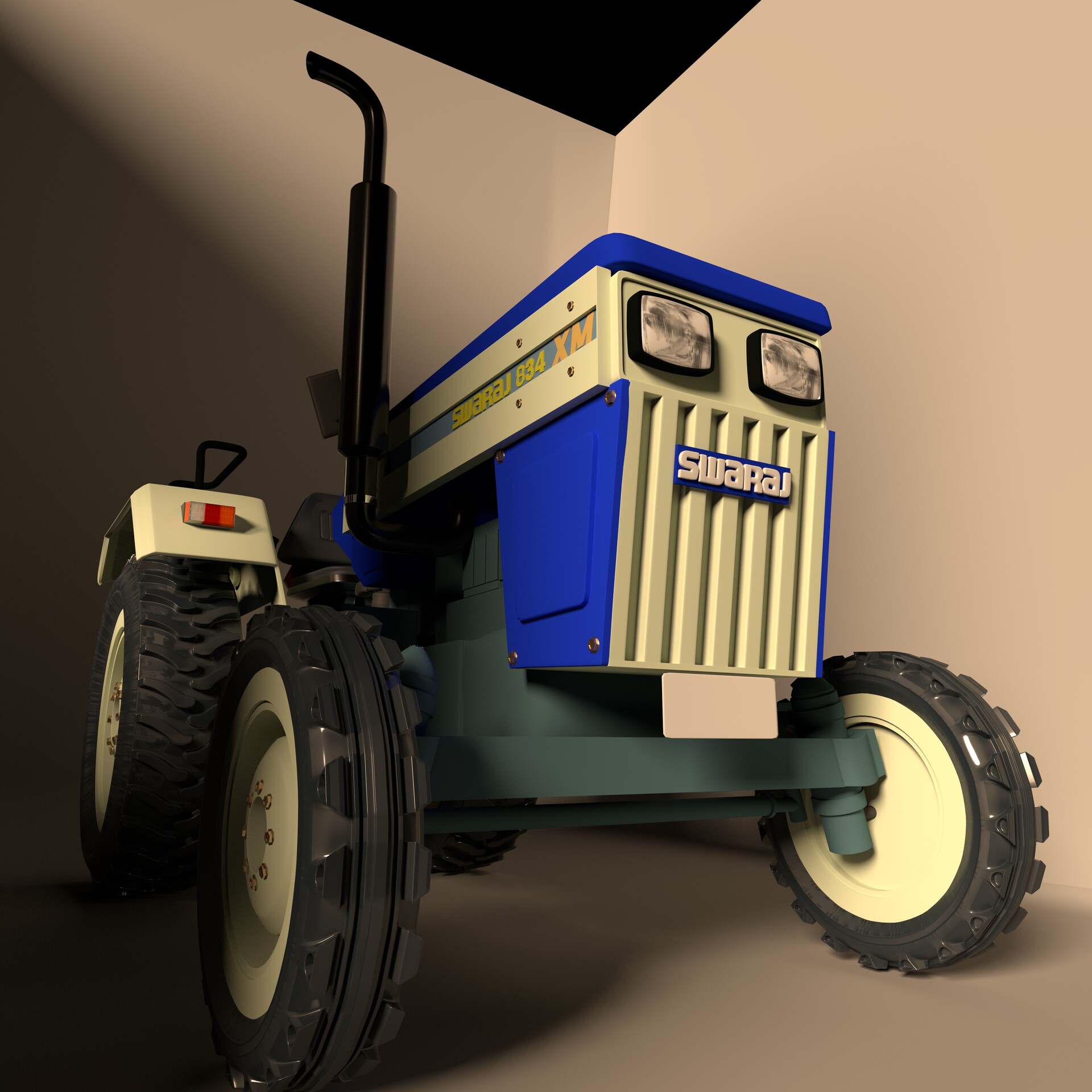 ArtStation - Tractor modeling and Texturing