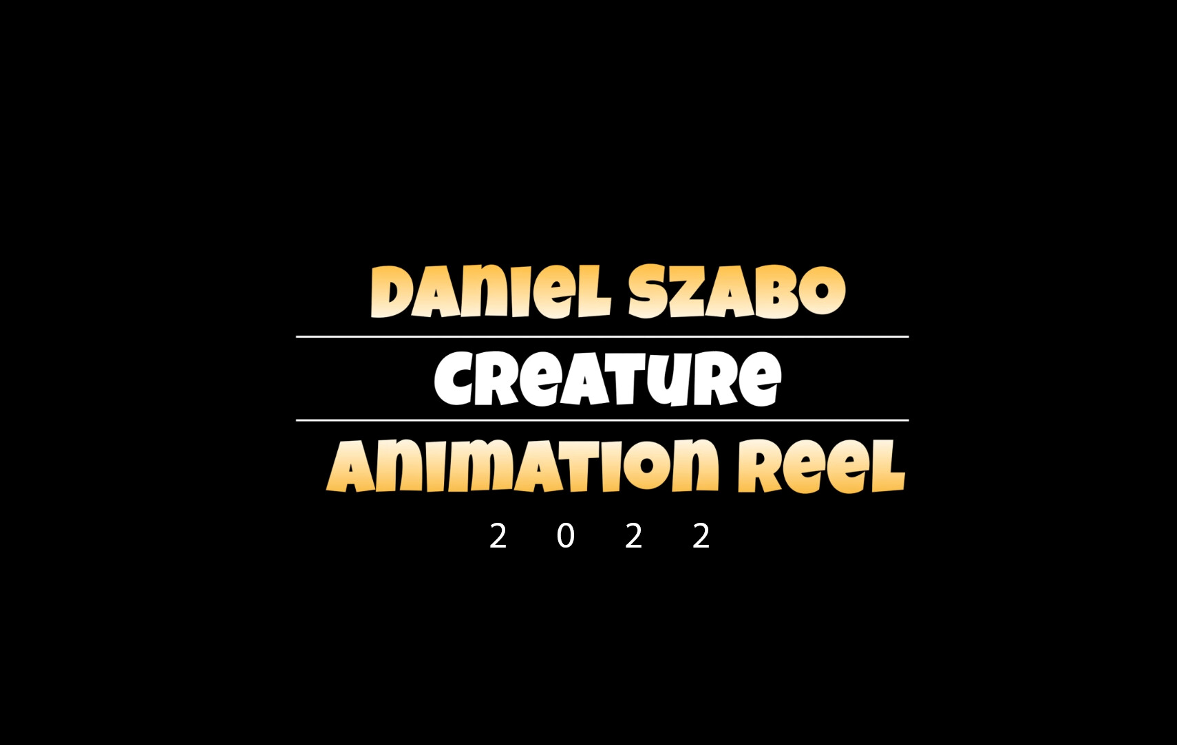 Daniel Szabo - Creature 3D Animation Reel