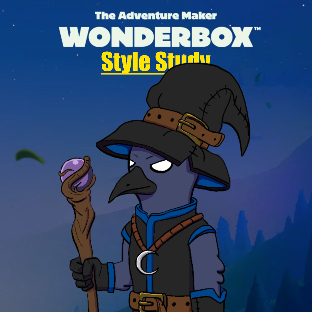 ArtStation - Mage Crow - Style Study - Wonderbox the Adventure Maker ...